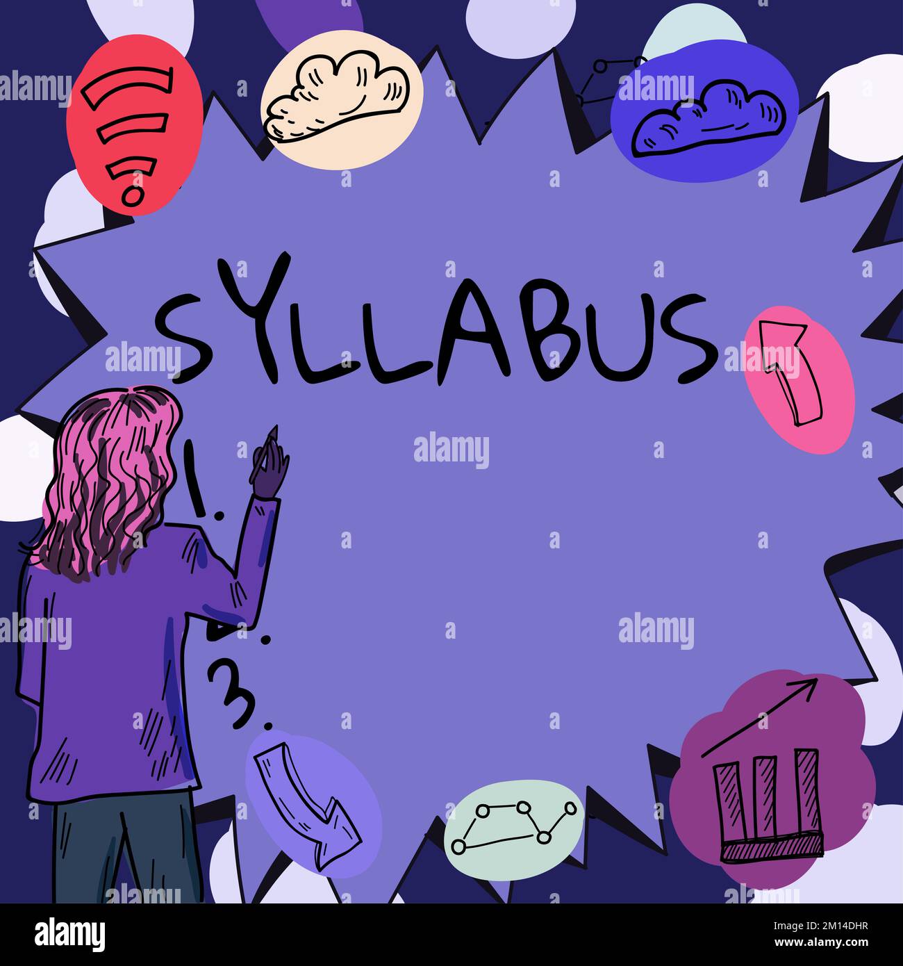 Conceptual Caption Syllabus Word Written On A Summary Outline Of A Discourse Treatise Or Of