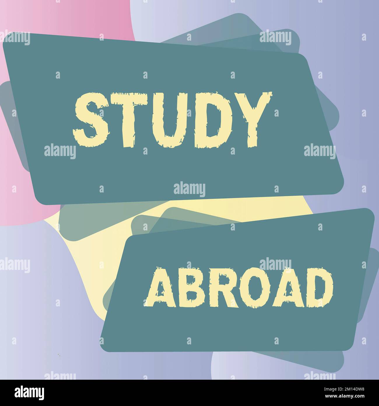 Text sign showing Study Abroad. Conceptual photo Pursuing educational ...