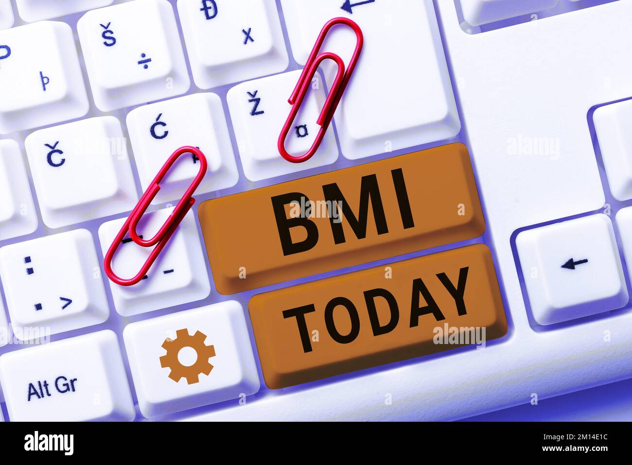 Hand writing sign Bmi. Conceptual photo Method of estimating body fat ...