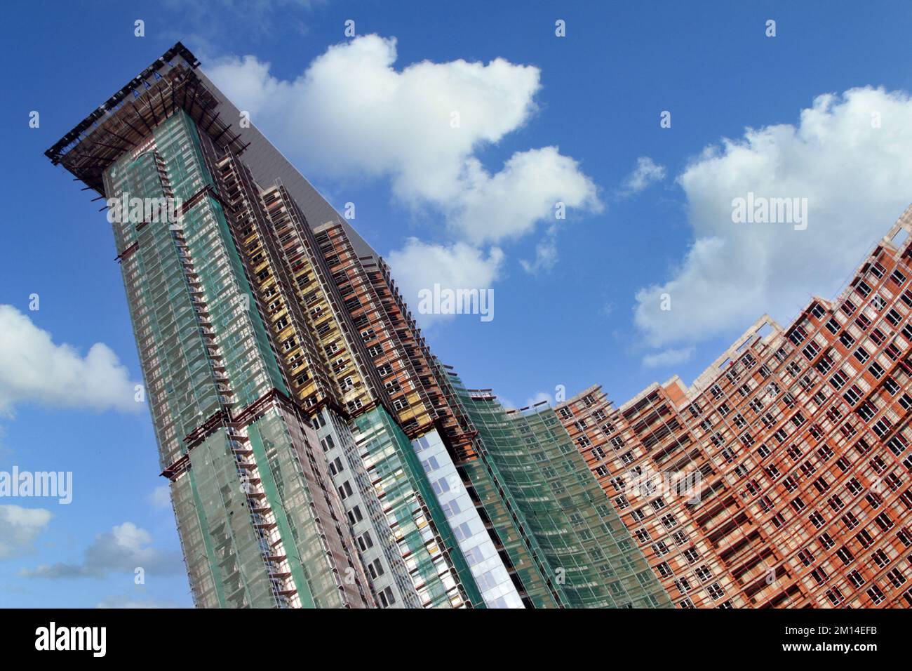 scenes from Moscow with buildings in construction Stock Photo - Alamy