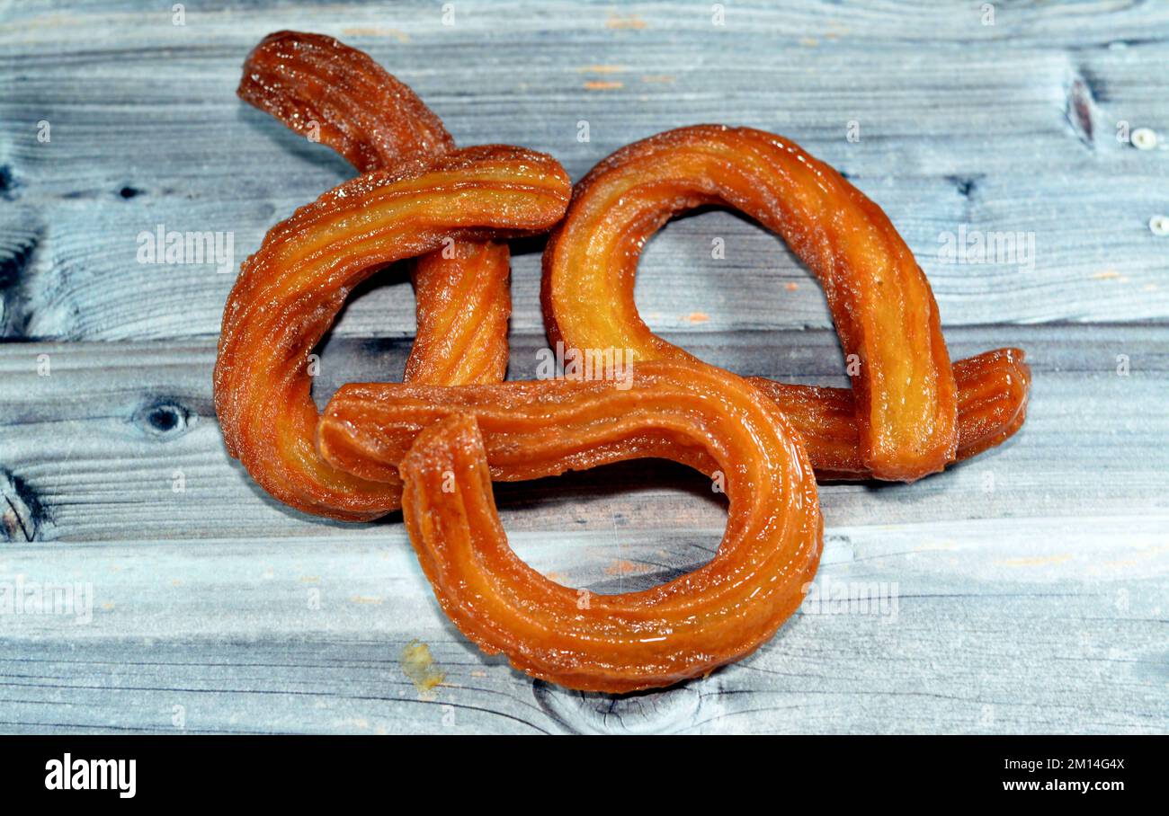 Turkish Churros, very popular street foods or street desserts in Turkey ...