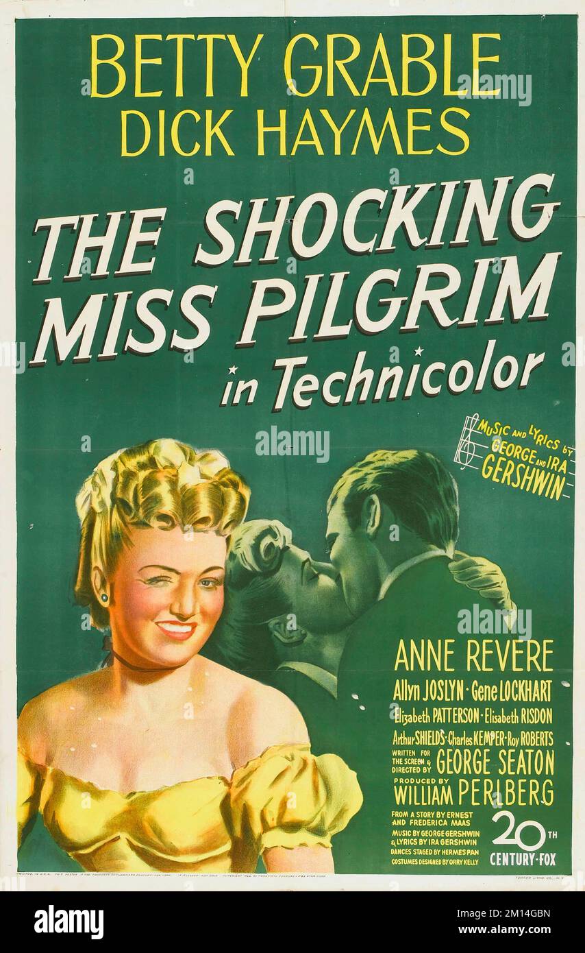 BETTY GRABLE in THE SHOCKING MISS PILGRIM (1947), directed by GEORGE ...