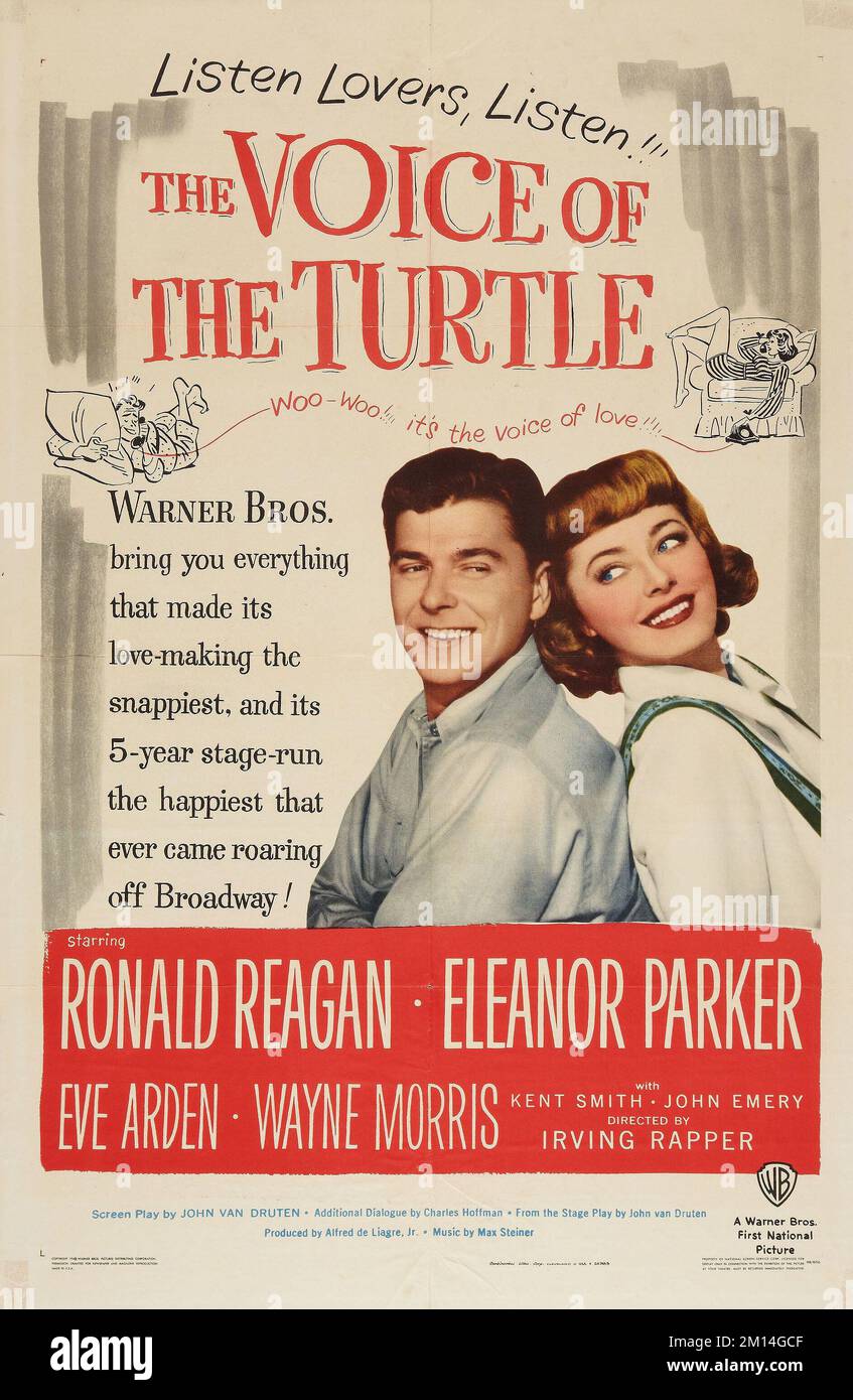 RONALD REAGAN and ELEANOR PARKER in THE VOICE OF THE TURTLE (1947 ...