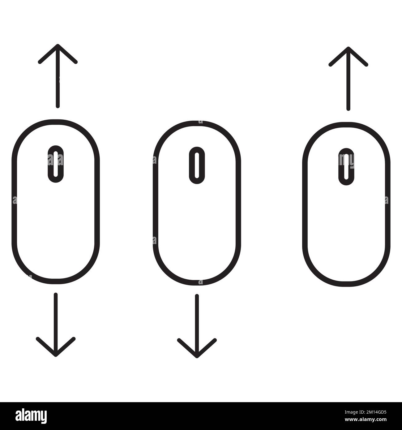 Scroll down and up computer mouse icon. Scroll mouse sign. Scrolling ... Scroll down and up computer mouse icon. Scroll mouse sign. Scrolling ...