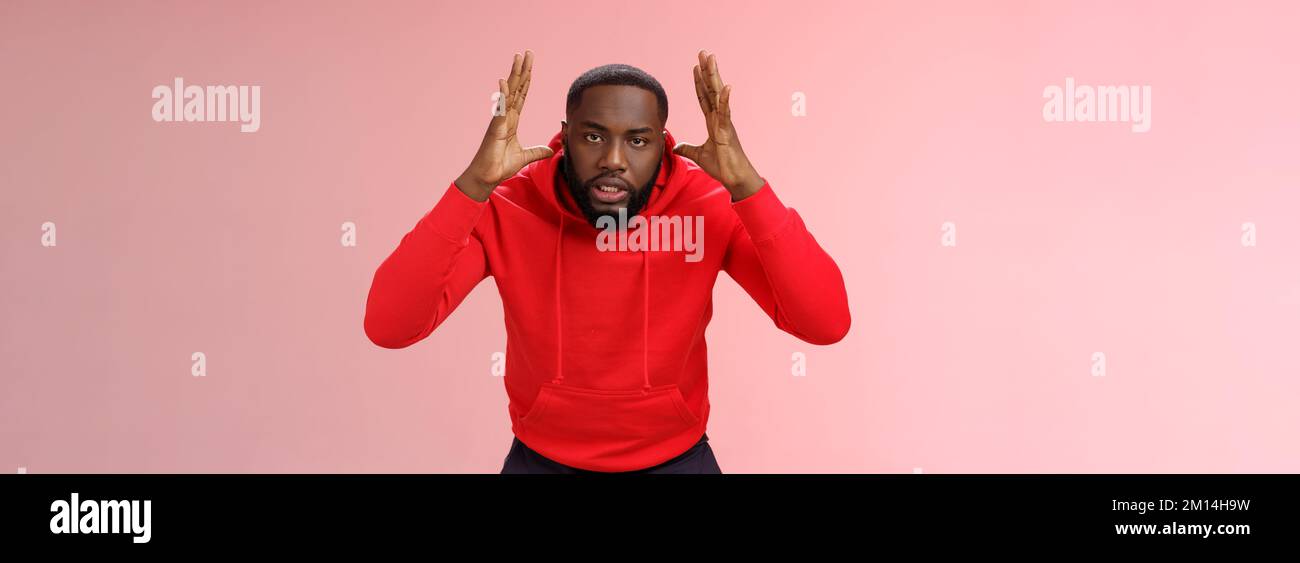 Annoyed pressured guy gonna blow up anger losing temper someone stupid ...