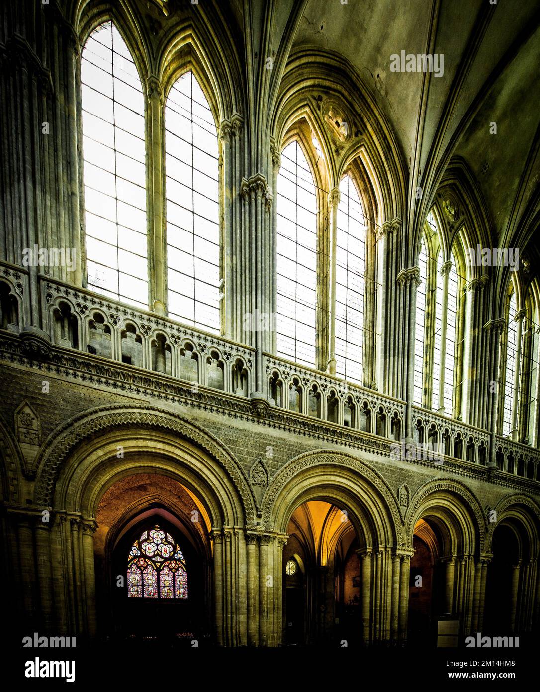 BAYEUX, FRANCE - SEPTEMBER Circa, 2020. Notre Dame Cathedral Interior ...