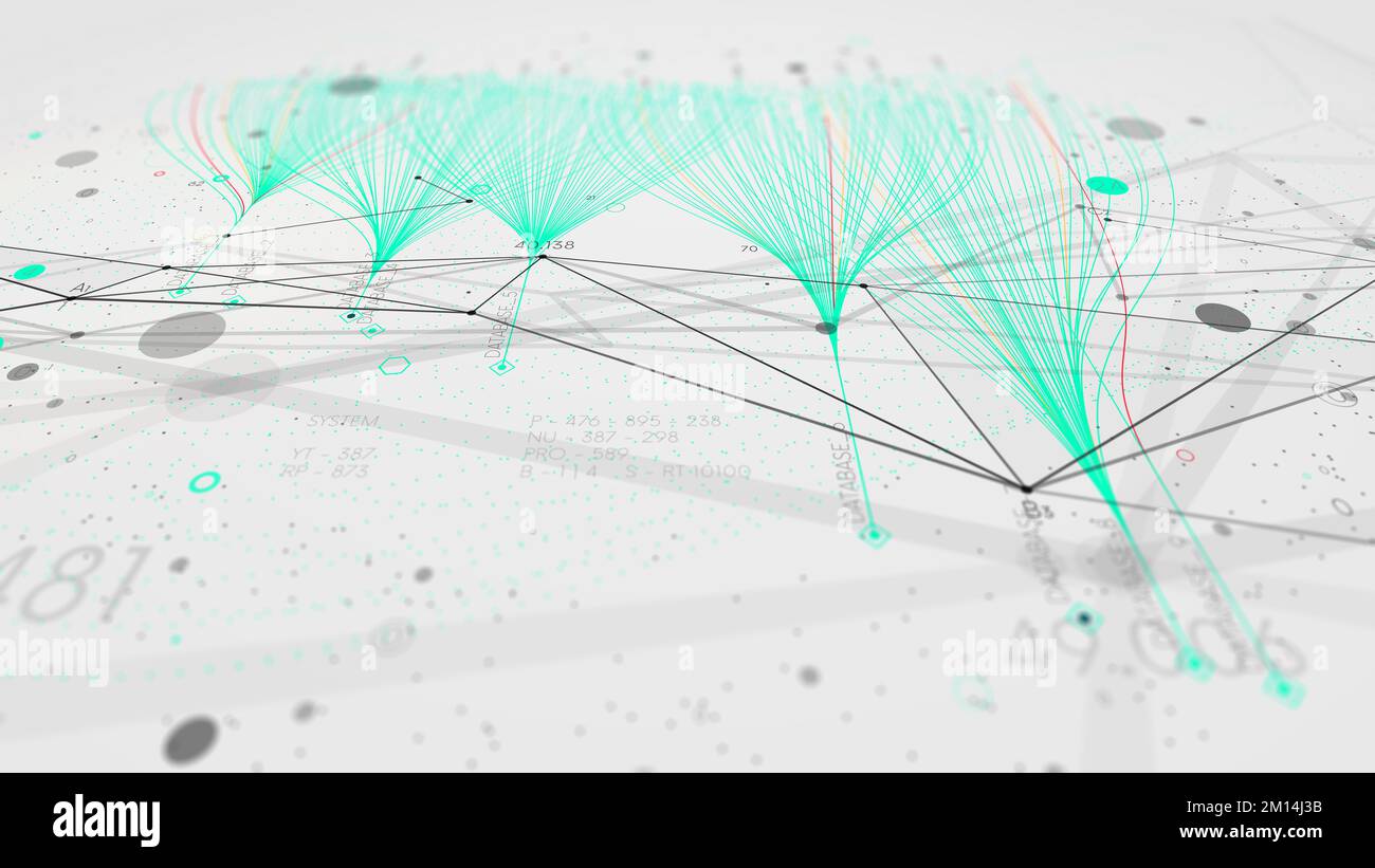 Big data network connection plexus digital futuristic technology ...