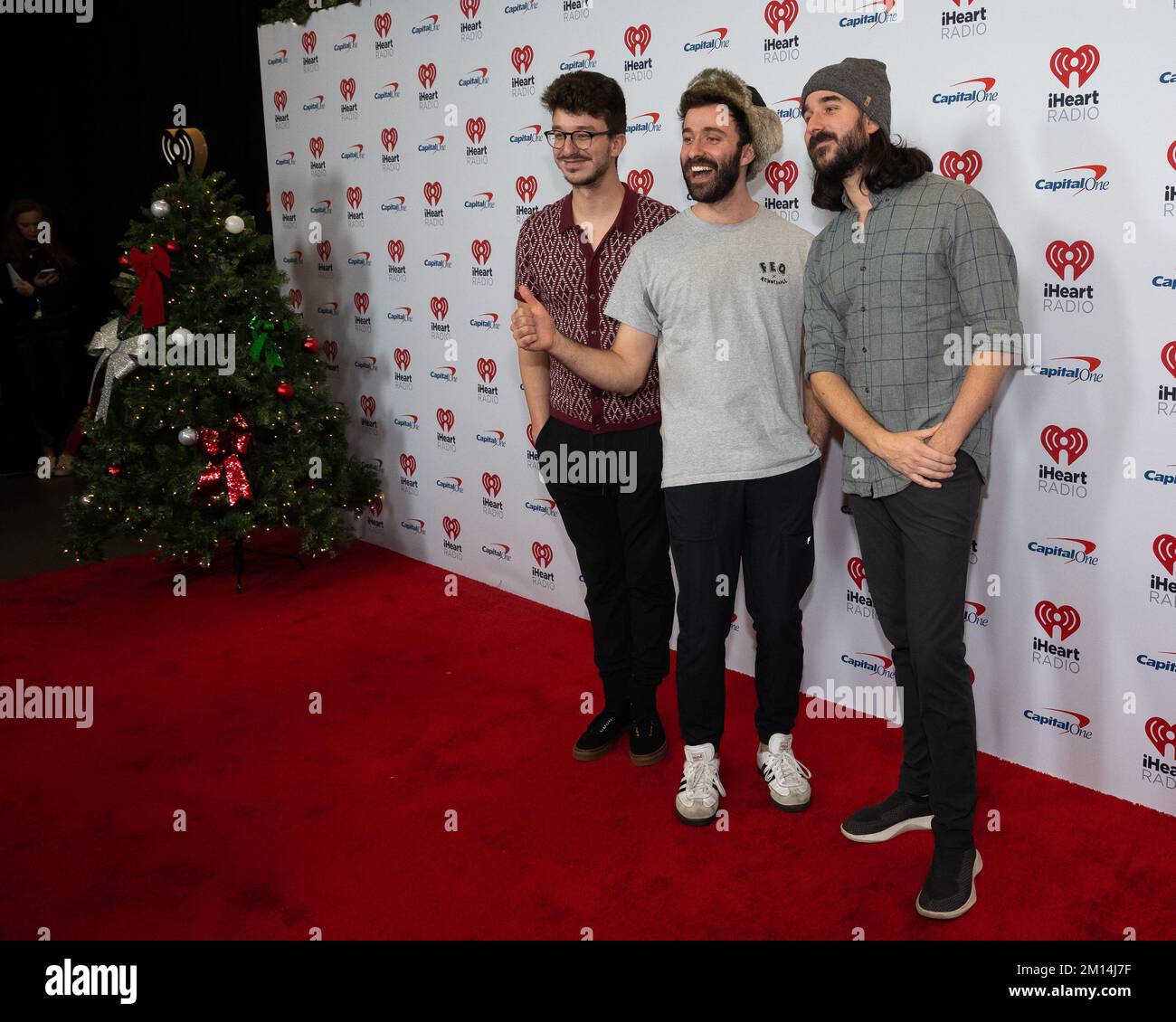 New York, USA. 09th Dec, 2022. (L-R) Ryan Met, Adam Met, and Jack Met ...