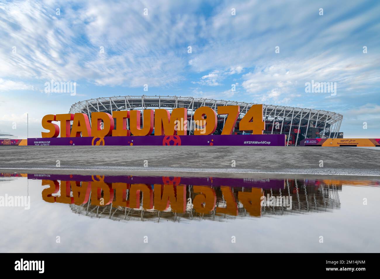 Stadium 974, previously known as Ras bu Aboud Stadium football stadium ...