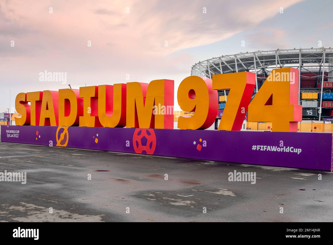 Stadium 974, previously known as Ras bu Aboud Stadium football stadium ...