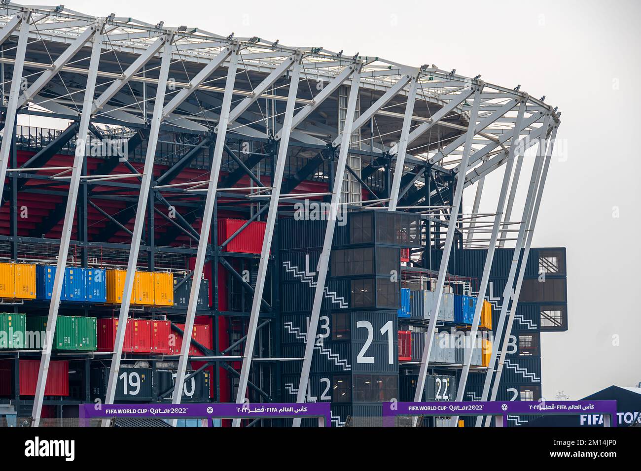Stadium 974, previously known as Ras bu Aboud Stadium football stadium ...