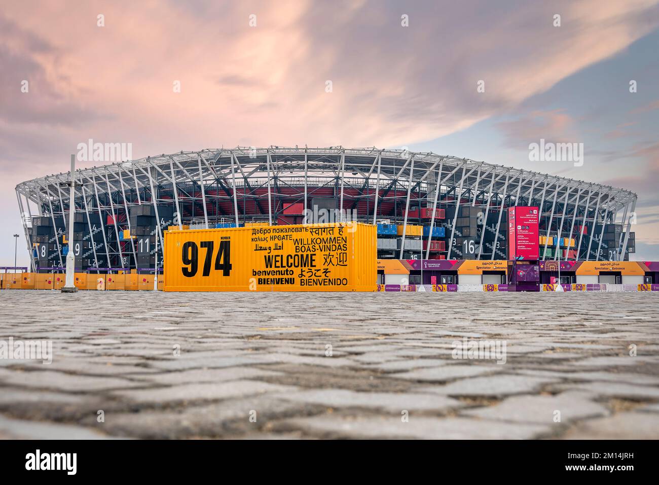 Stadium 974, previously known as Ras bu Aboud Stadium football stadium ...