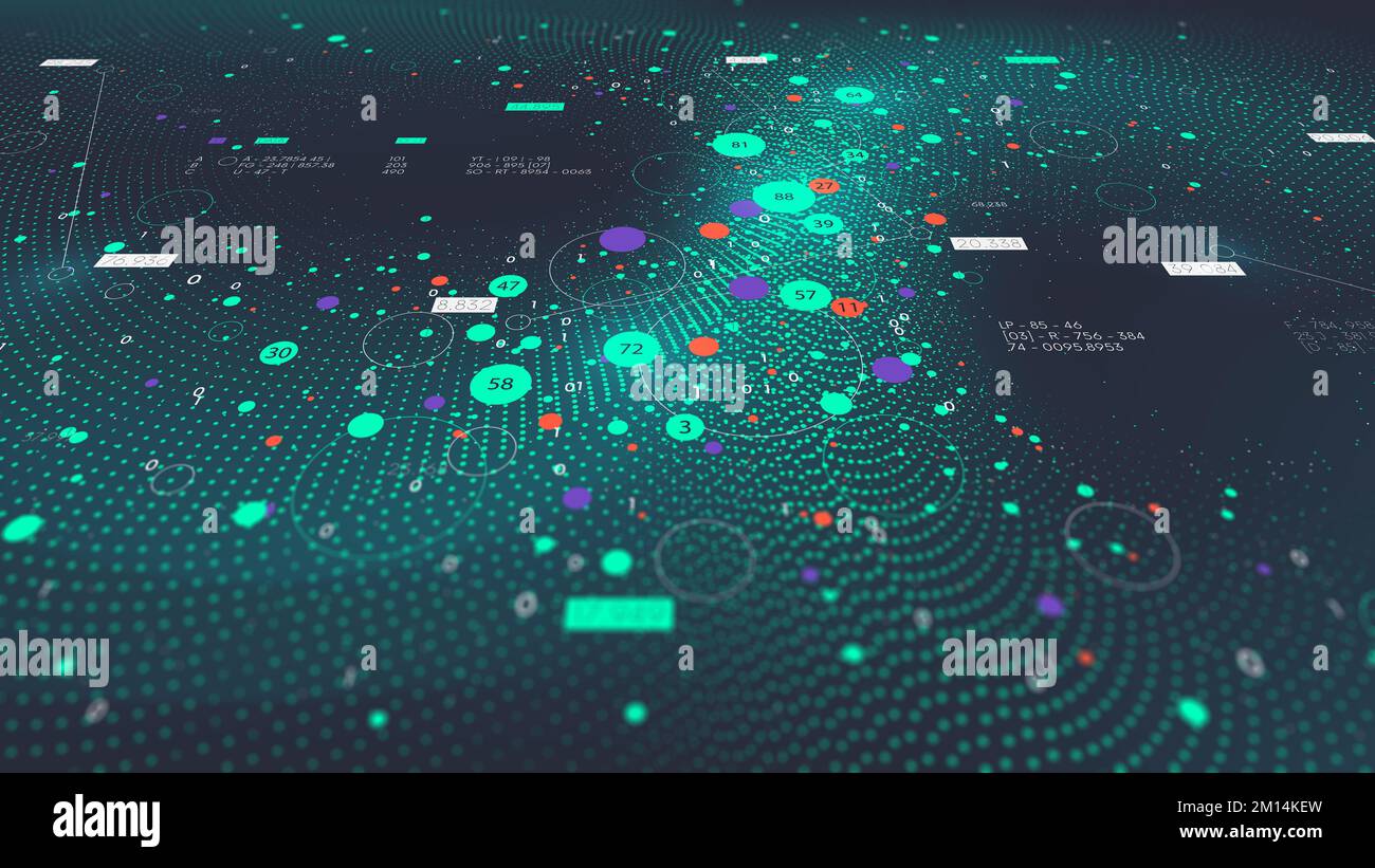 Visualization of digital clouds, particular wave dynamic mesh big data ...