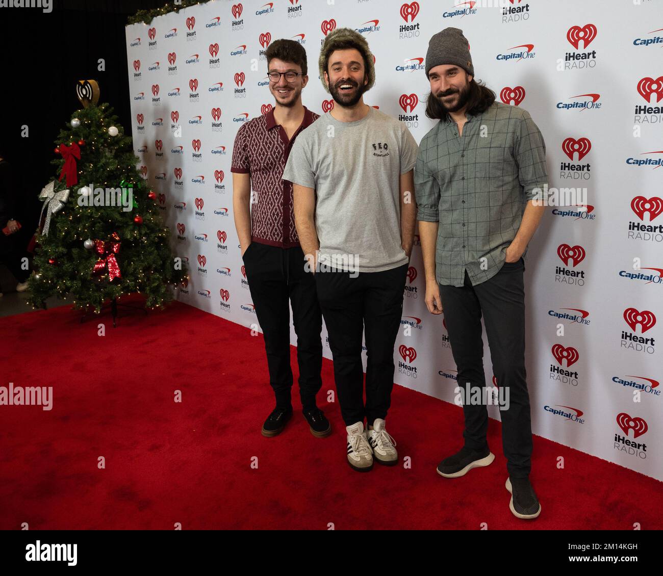 New York, USA. 09th Dec, 2022. (L-R) Ryan Met, Adam Met, and Jack Met ...