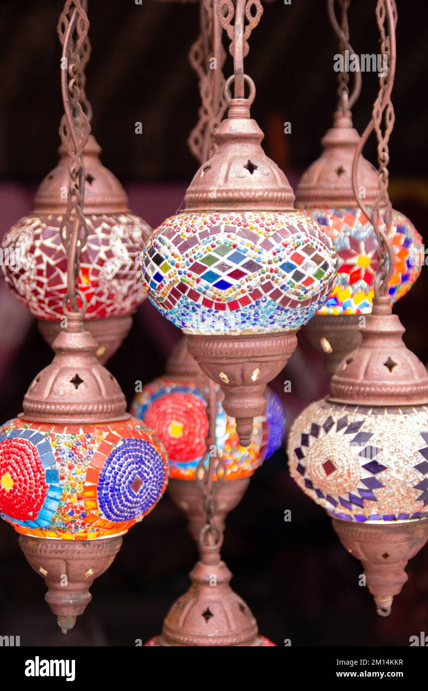 Traditional Arabic lamps Stock Photo - Alamy