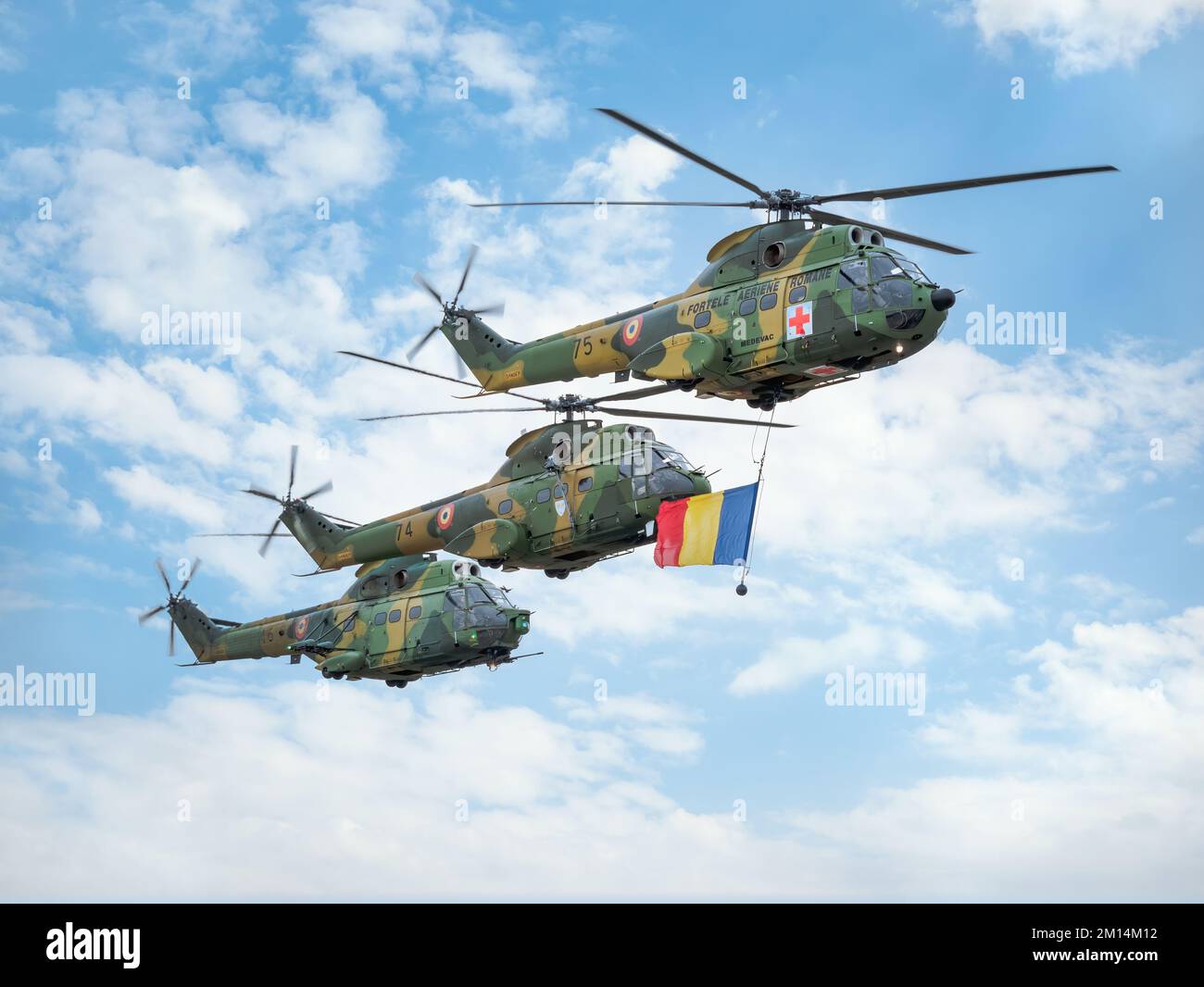 Bucharest,Romania - September 2022: Romanian Air Force military and ...