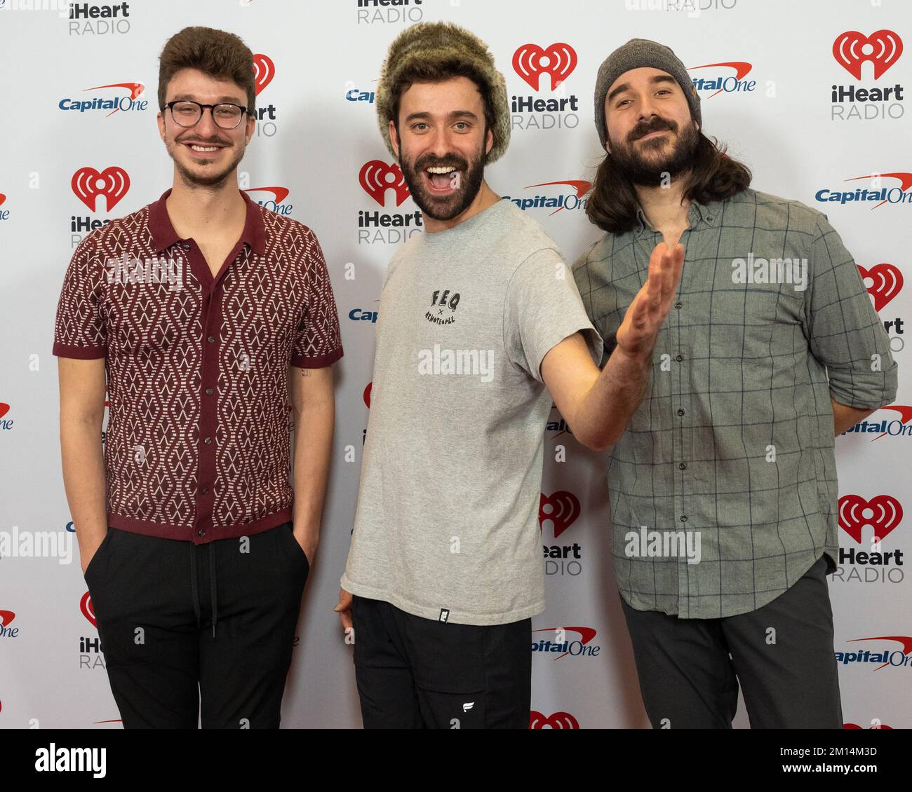 New York, USA. 09th Dec, 2022. (L-R) Ryan Met, Adam Met, and Jack Met ...