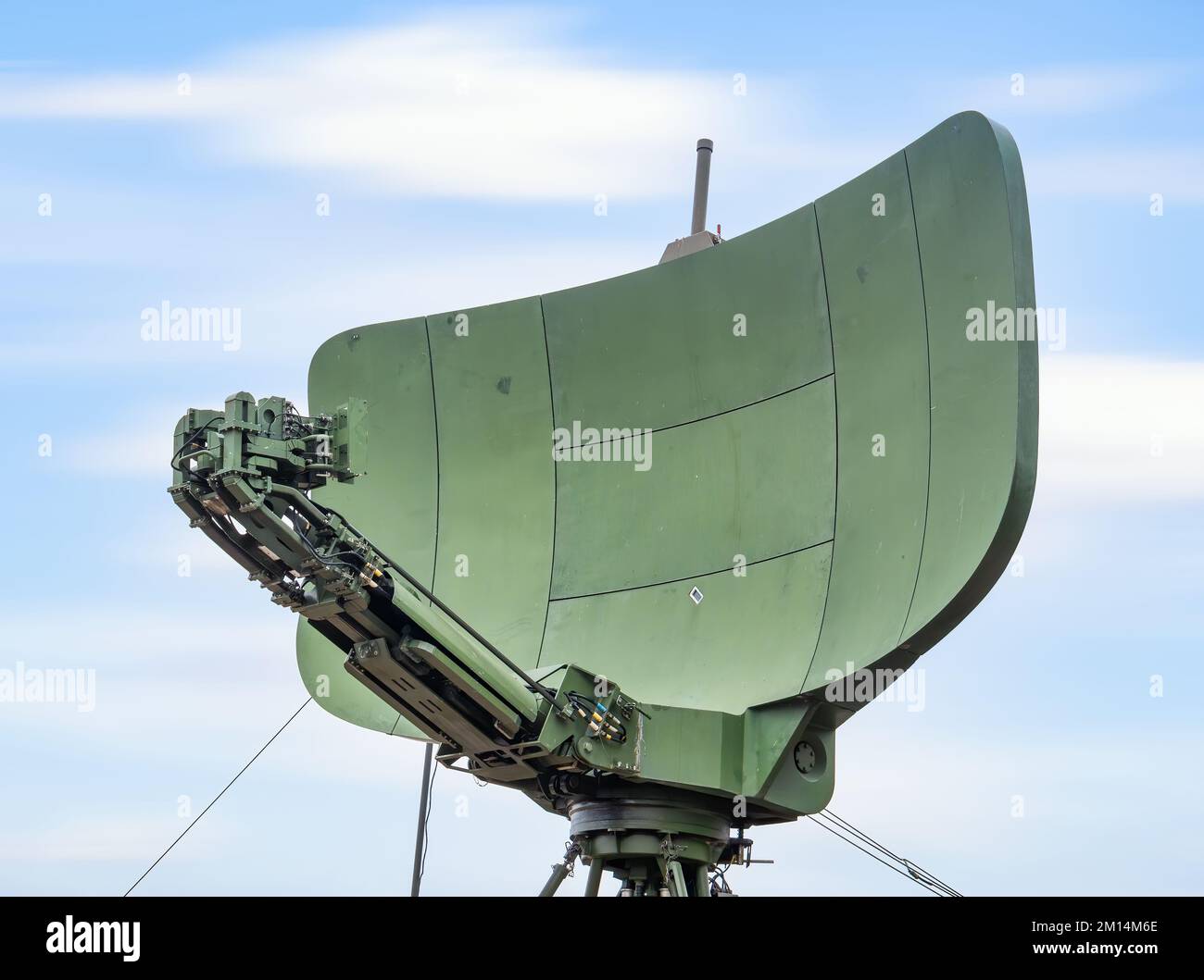 Close up detail with Multi-Mission Surveillance Radar ( TPS-79r) medium ...