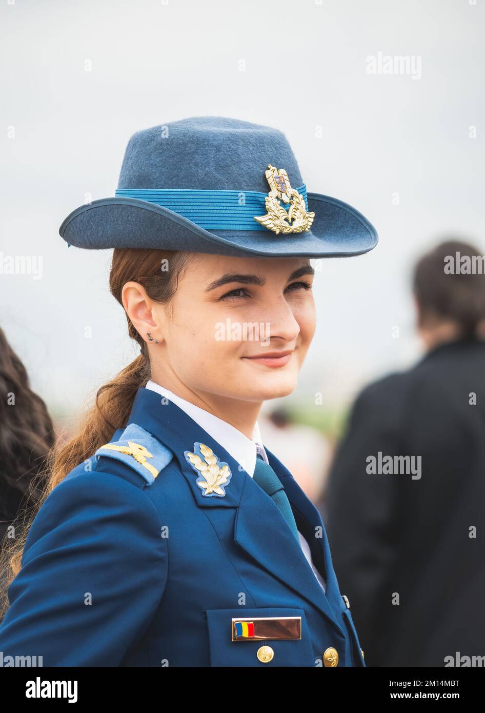 Bucharest, Romania - September 2022: Young student cadet at Romanian ...