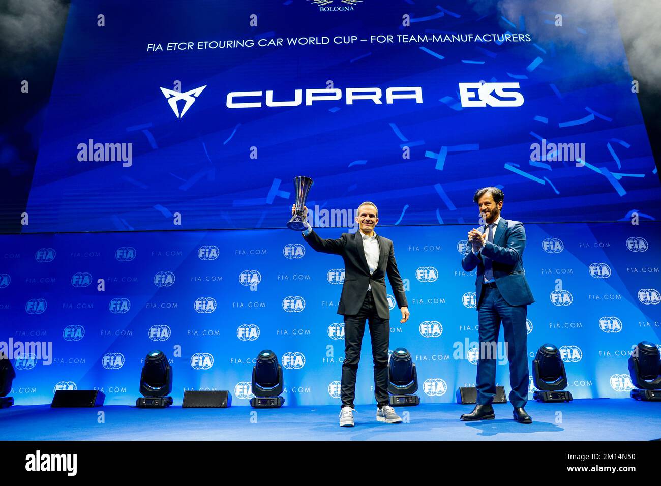 Bologna, Italy. 10th Dec, 2022. Cupra EKS during the 2022 FIA Prize ...