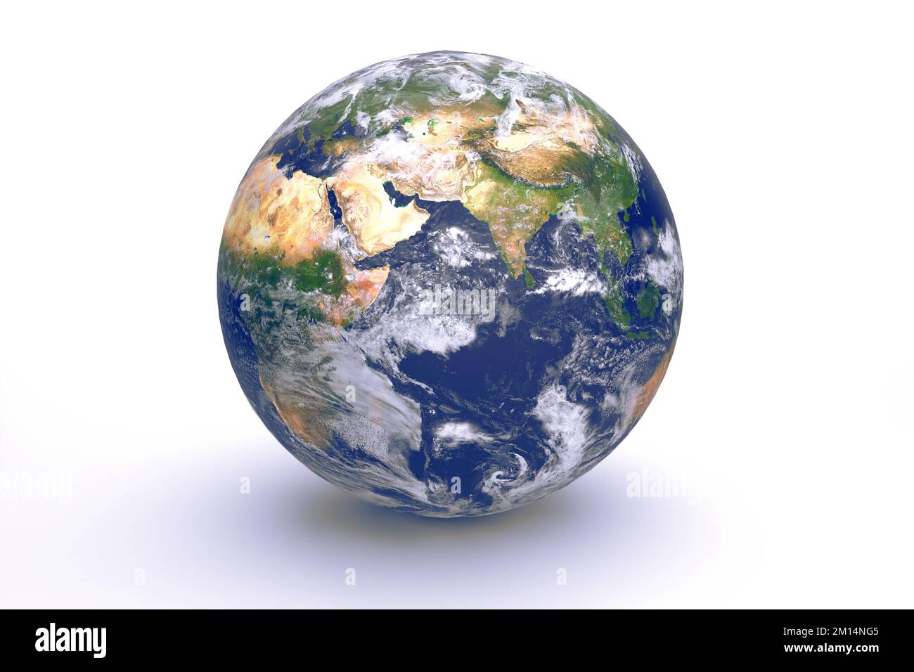 Detailed Planet Earth Globe. 3D Illustration Render. Elements of this ...