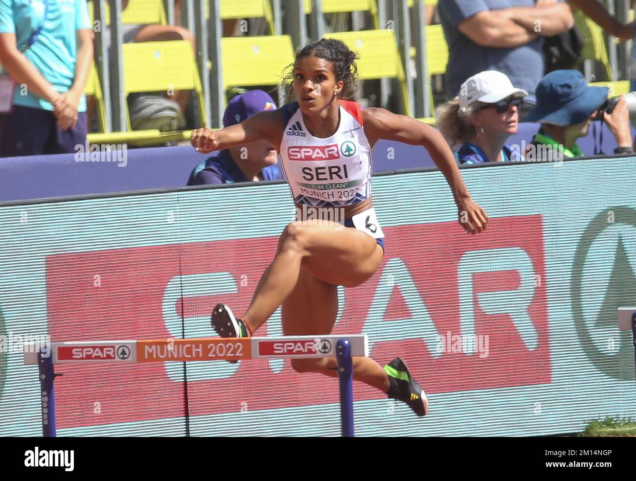 SERI Camille of France WOMEN'S 400M HURDLES ROUND 1 - HEAT 1 during the European Athletics ...