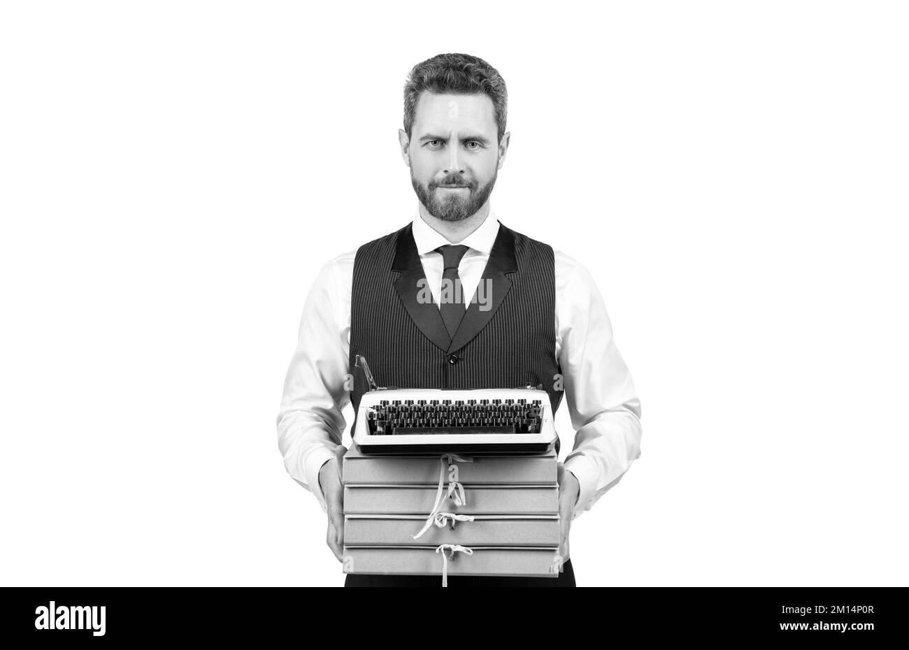 Mature secretary Black and White Stock Photos & Images - Alamy