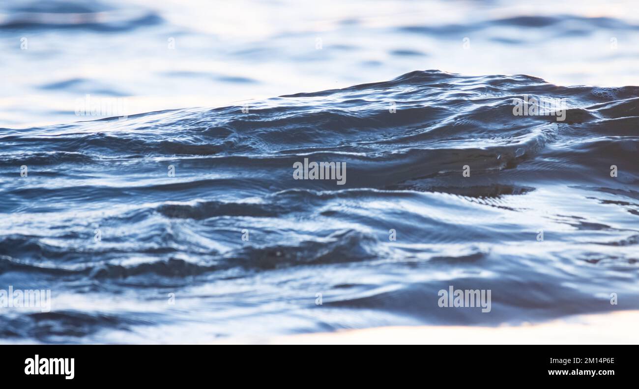 Blue rolling sea wave closeup. ocean wave Stock Photo - Alamy
