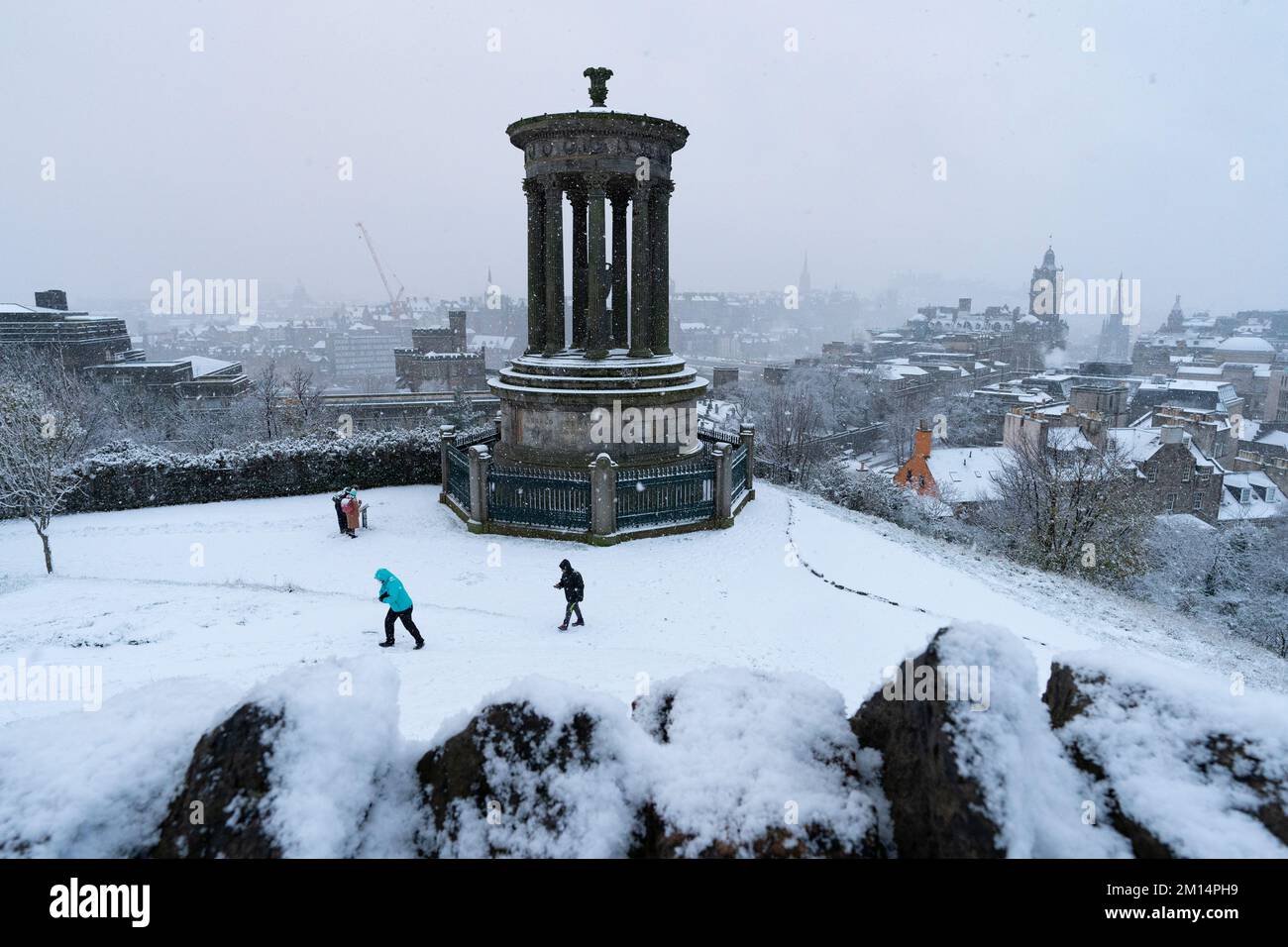 Edinburgh, Scotland, UK. 10th December 2022. Views of Calton Hill in ...