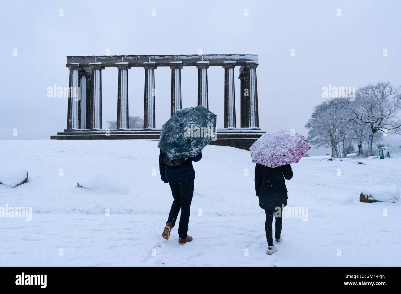 Edinburgh, Scotland, UK. 10th December 2022. Views of Calton Hill in ...