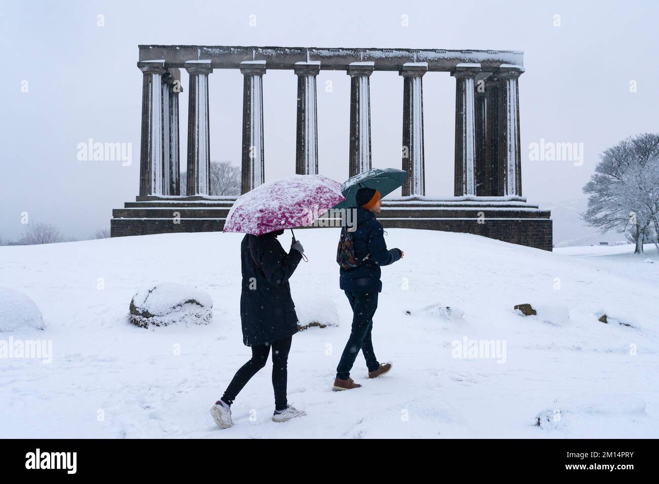 Edinburgh, Scotland, UK. 10th December 2022. Views of Calton Hill in ...