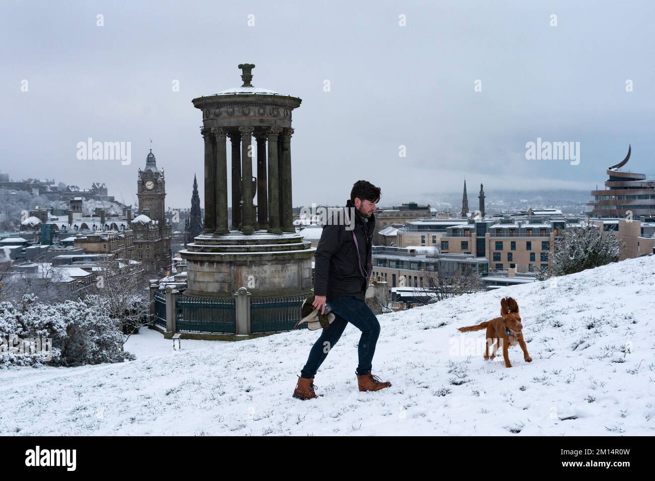 Edinburgh, Scotland, UK. 10th December 2022. Views of Calton Hill in ...
