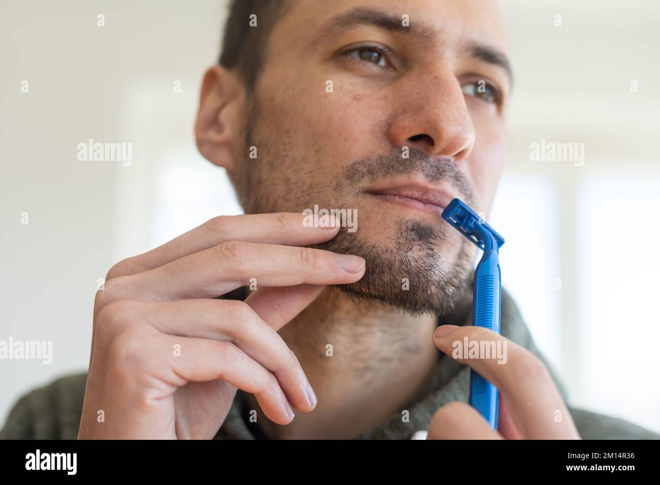 Razor man irritation hi-res stock photography and images - Alamy