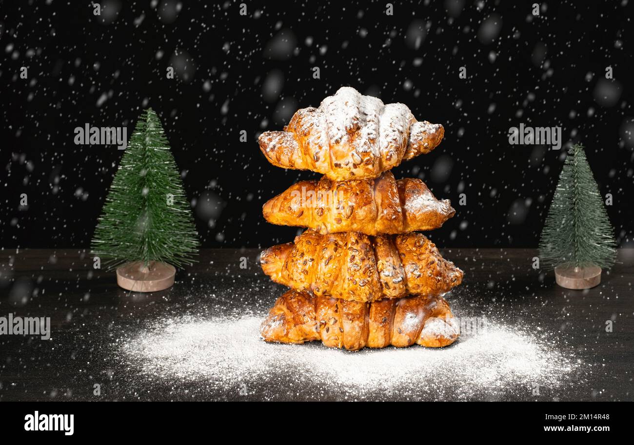Christmas croissants hi-res stock photography and images - Alamy