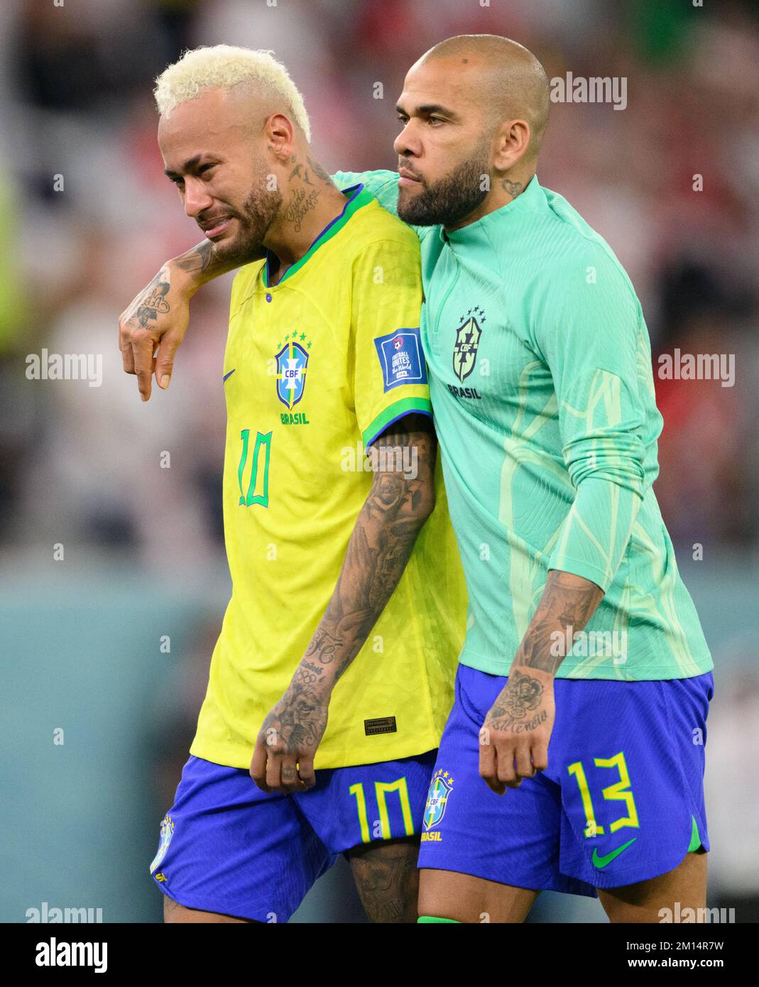 Al Rajjan, Qatar. 09th Dec, 2022. Soccer: World Cup, Croatia - Brazil ...