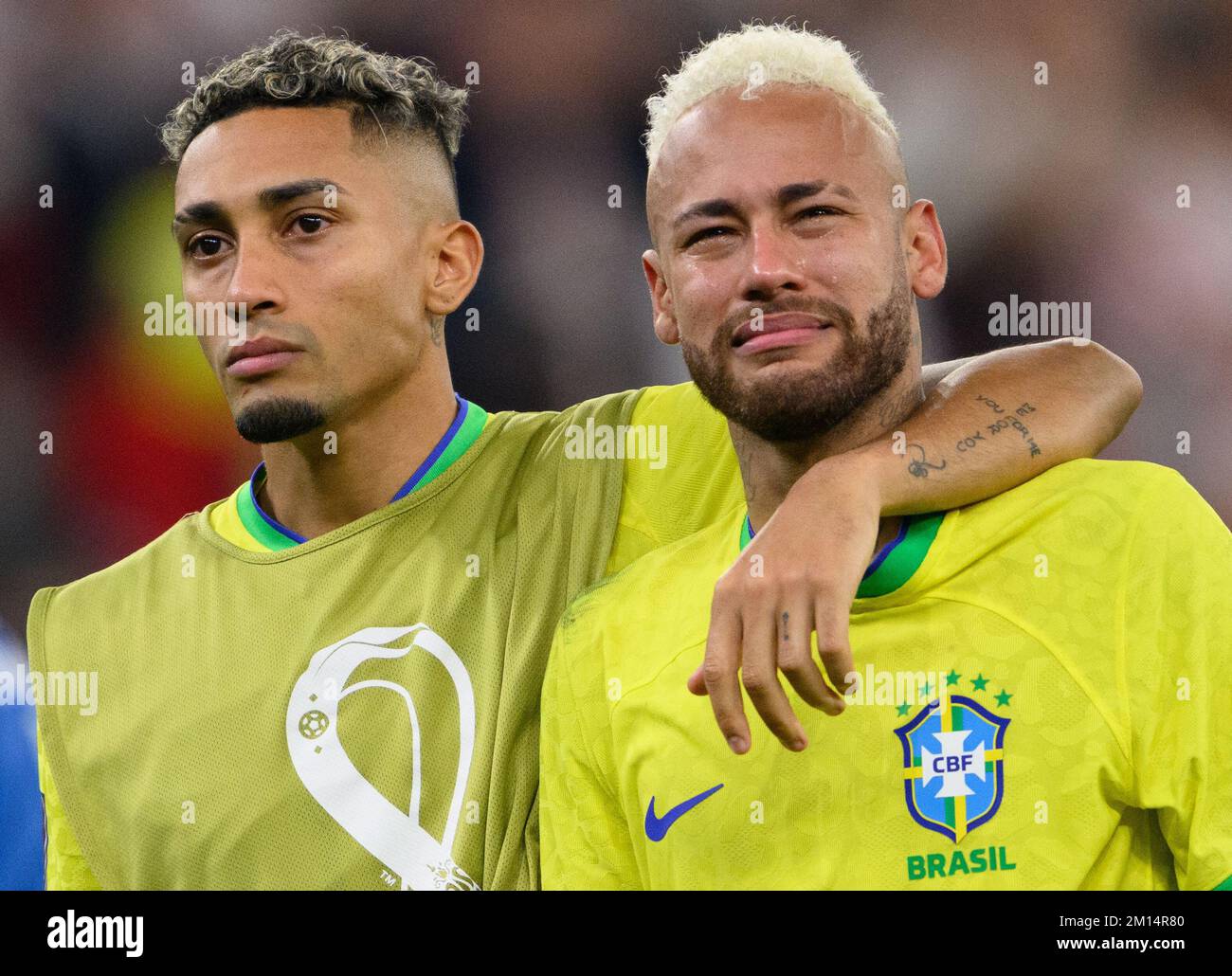 Al Rajjan, Qatar. 09th Dec, 2022. Soccer: World Cup, Croatia - Brazil ...