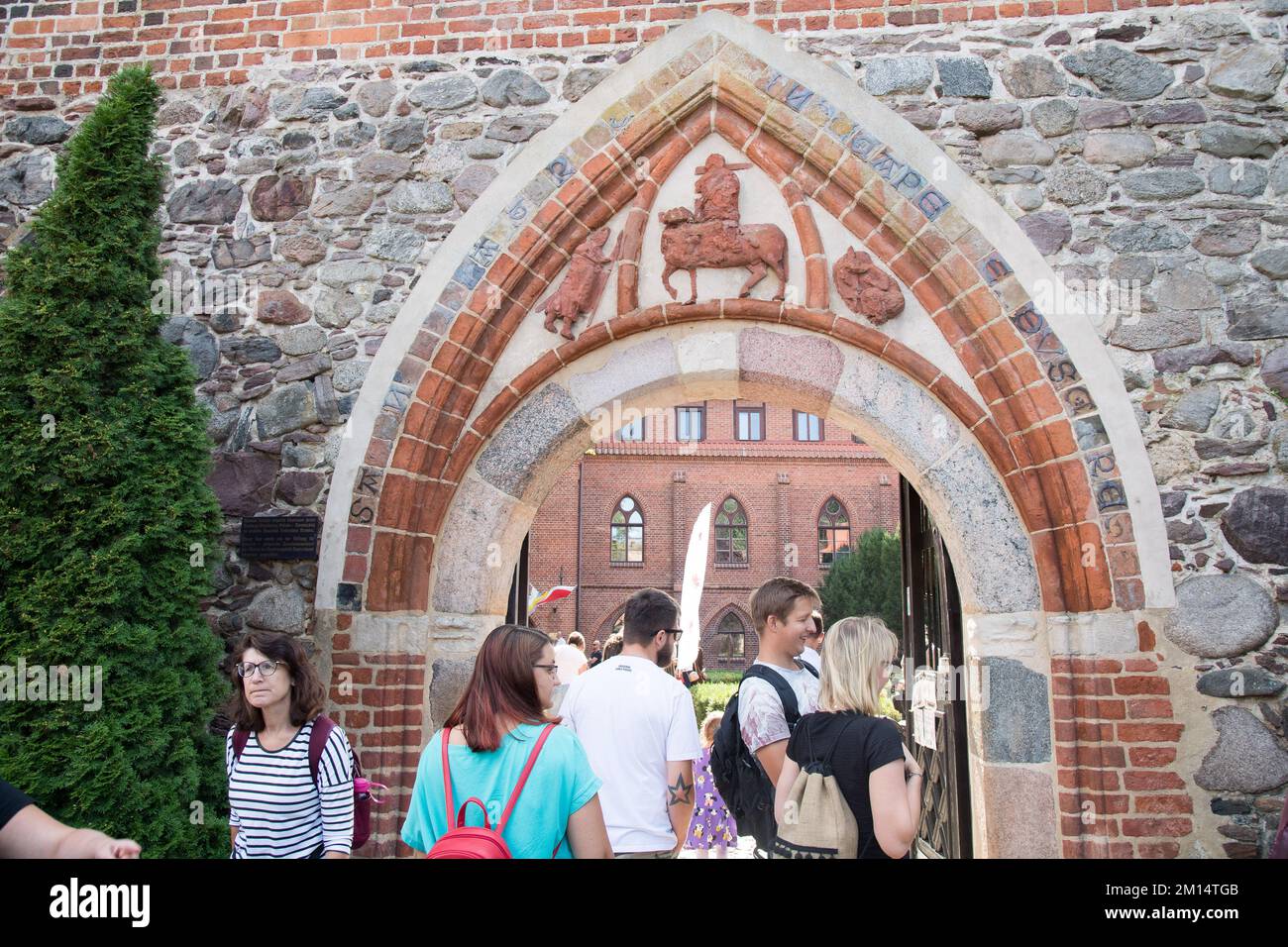 Gothic Teutonic Order castle in Bierzglowo, Poland © Wojciech Strozyk ...