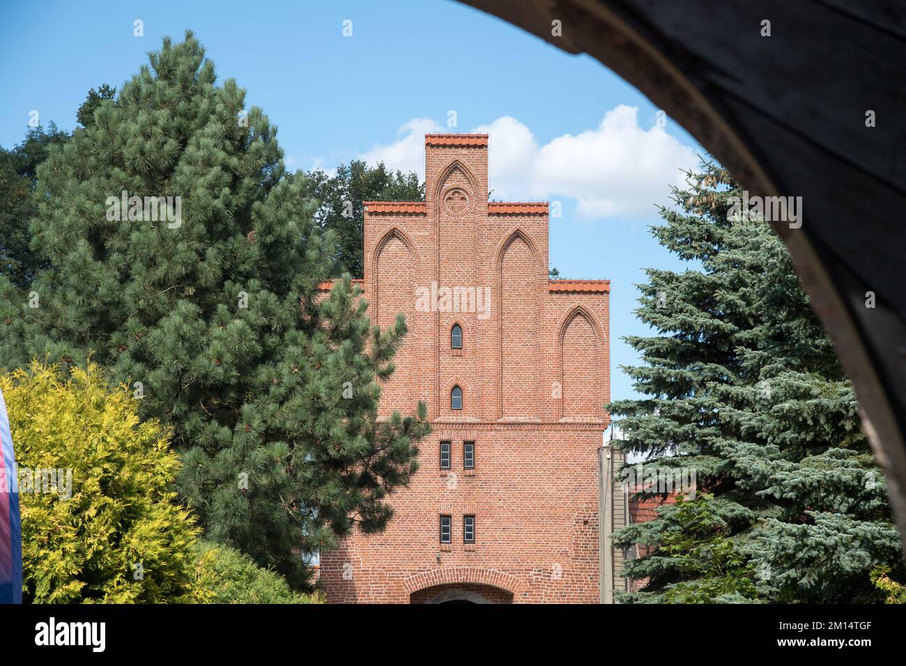 Gothic Teutonic Order castle in Bierzglowo, Poland © Wojciech Strozyk ...