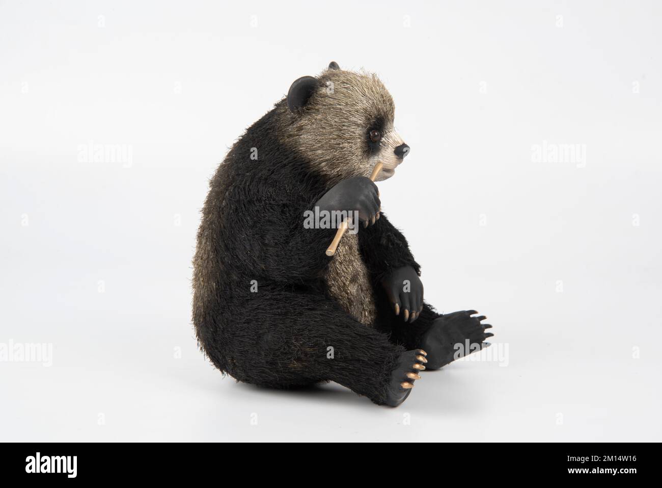 hand made panda figure with metal wire isolated on white Stock Photo ...