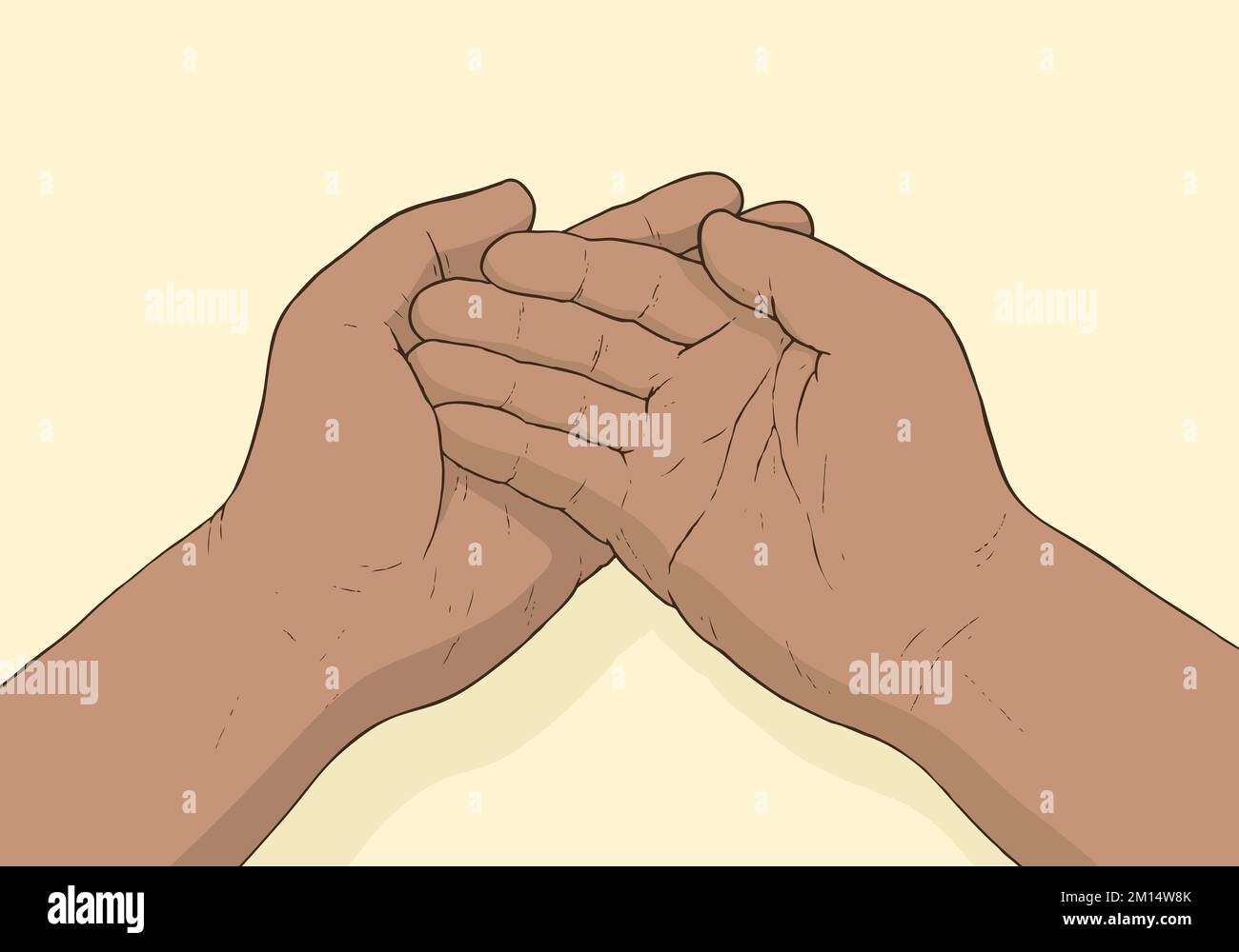 Holding something precious hi-res stock photography and images - Alamy