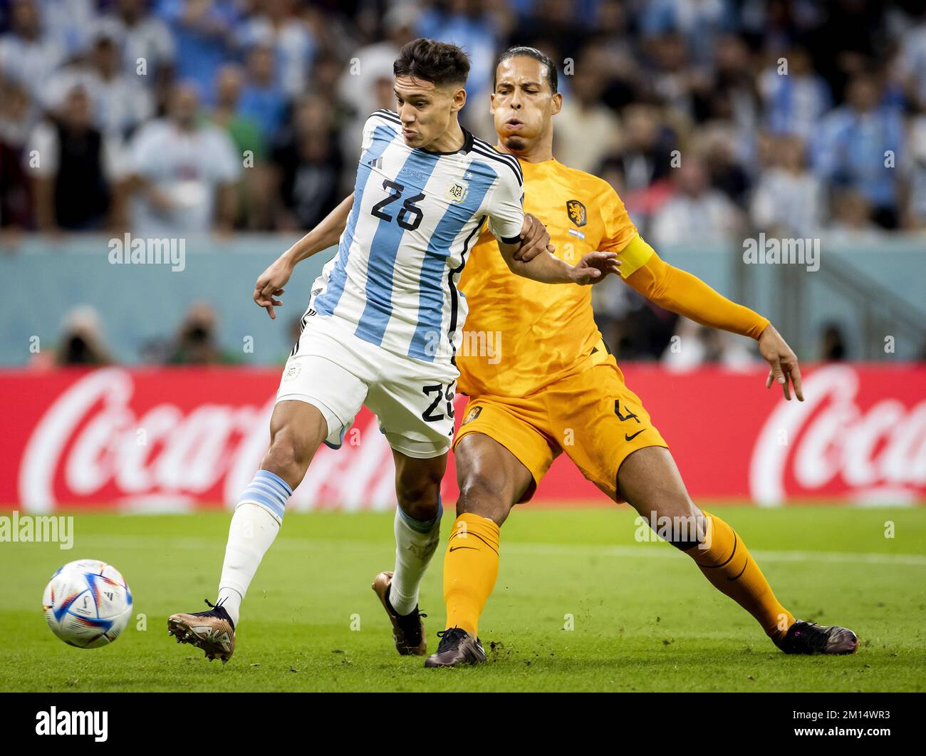 Al Daayen, Qatar. 09th Dec, 2022. AL DAAYEN - (lr) Nahuel Molina of ...