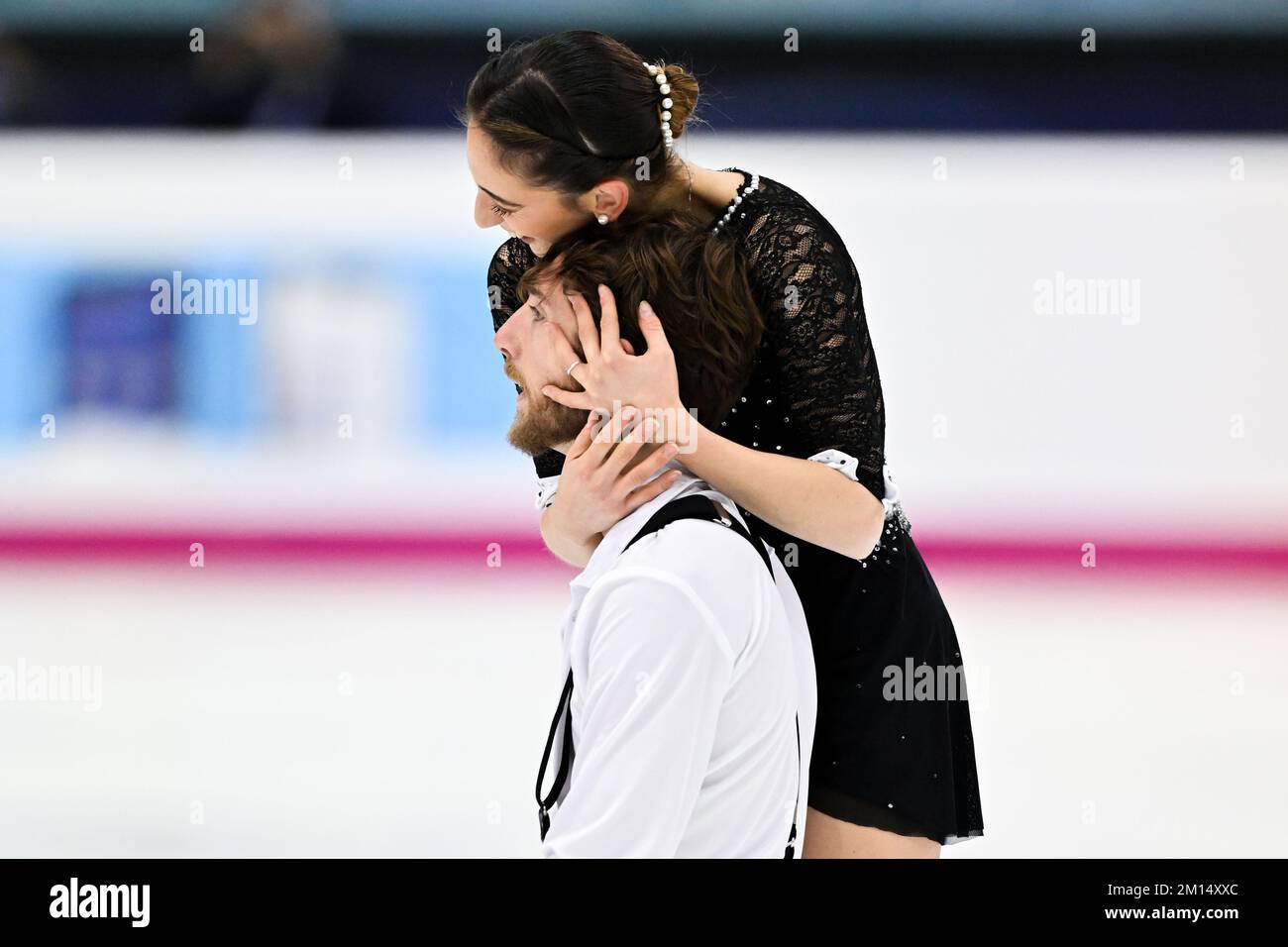 Sara CONTI & Niccolo MACII (ITA), during Senior Pairs Free Skating, at ...