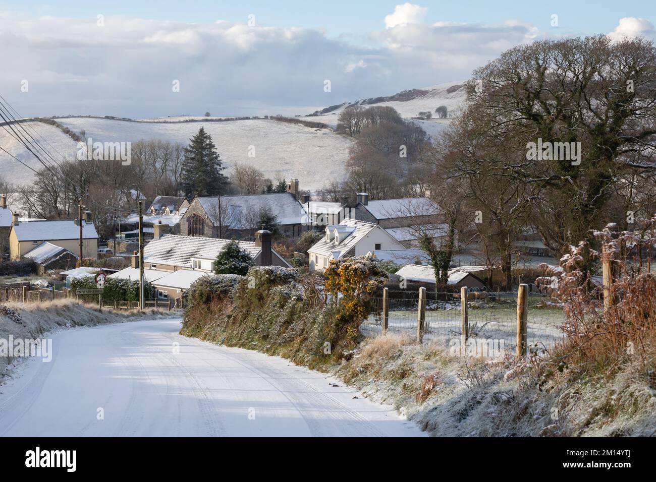 Ystrad Meurig, Ceredigion, Wales, UK. 10th December 2022 UK Weather: A ...