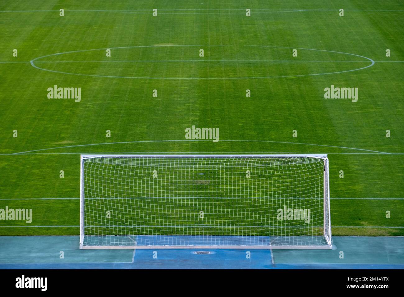 Football ground without grass hi-res stock photography and images - Alamy