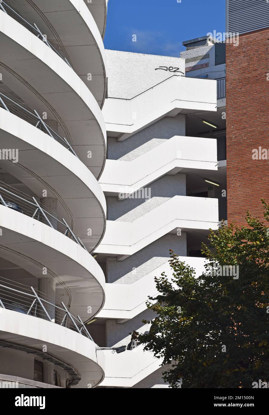 Victor Hugo multi-storey car park in the centre of Toulouse France ...