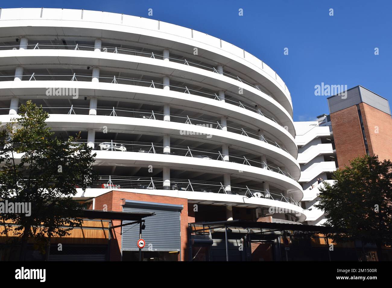 Victor Hugo multi-storey car park in the centre of Toulouse France ...