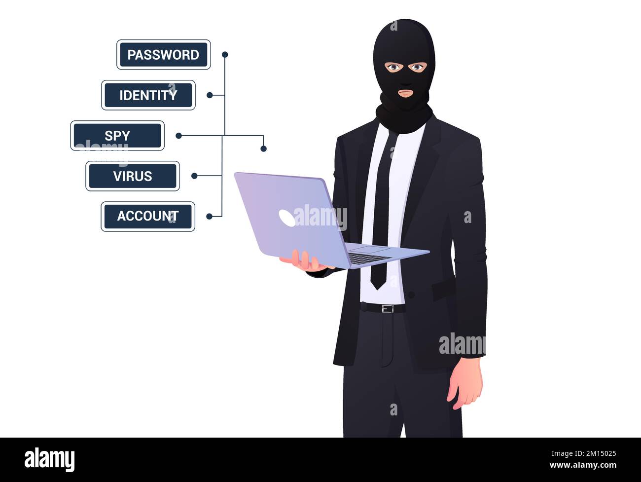 Computer hacker identity Stock Vector Images - Alamy