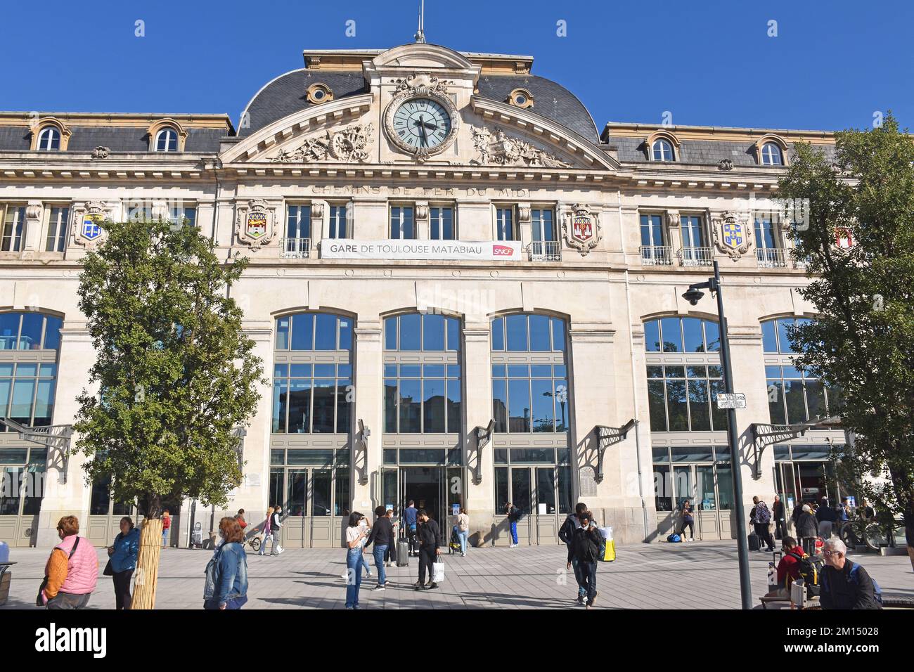 Toulouse Matabiau railway station, France, SNCF, built 1903-05 in a ...