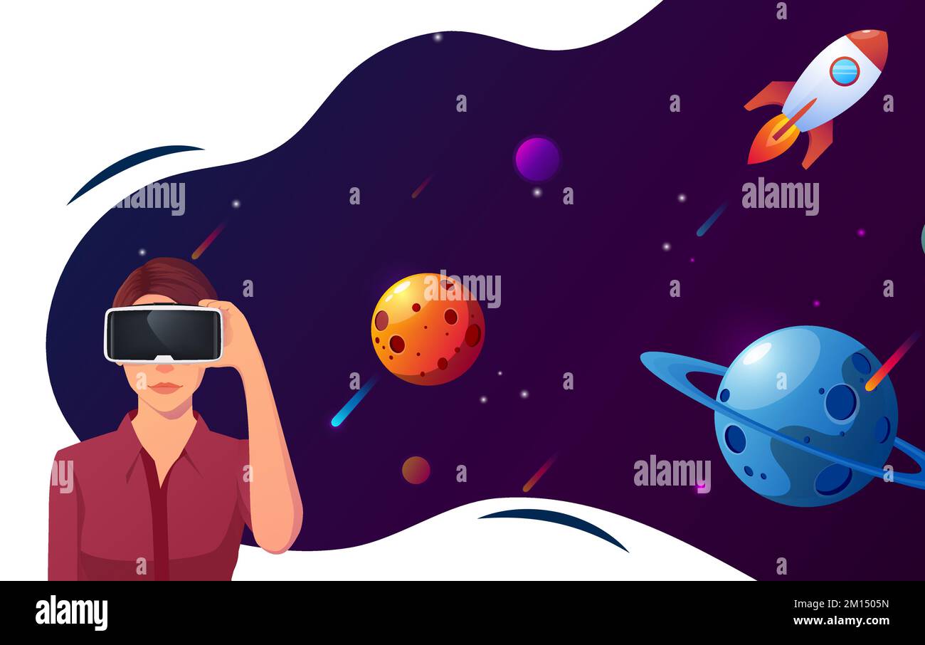 Man wearing futuristic eye glasses Stock Vector Images - Alamy