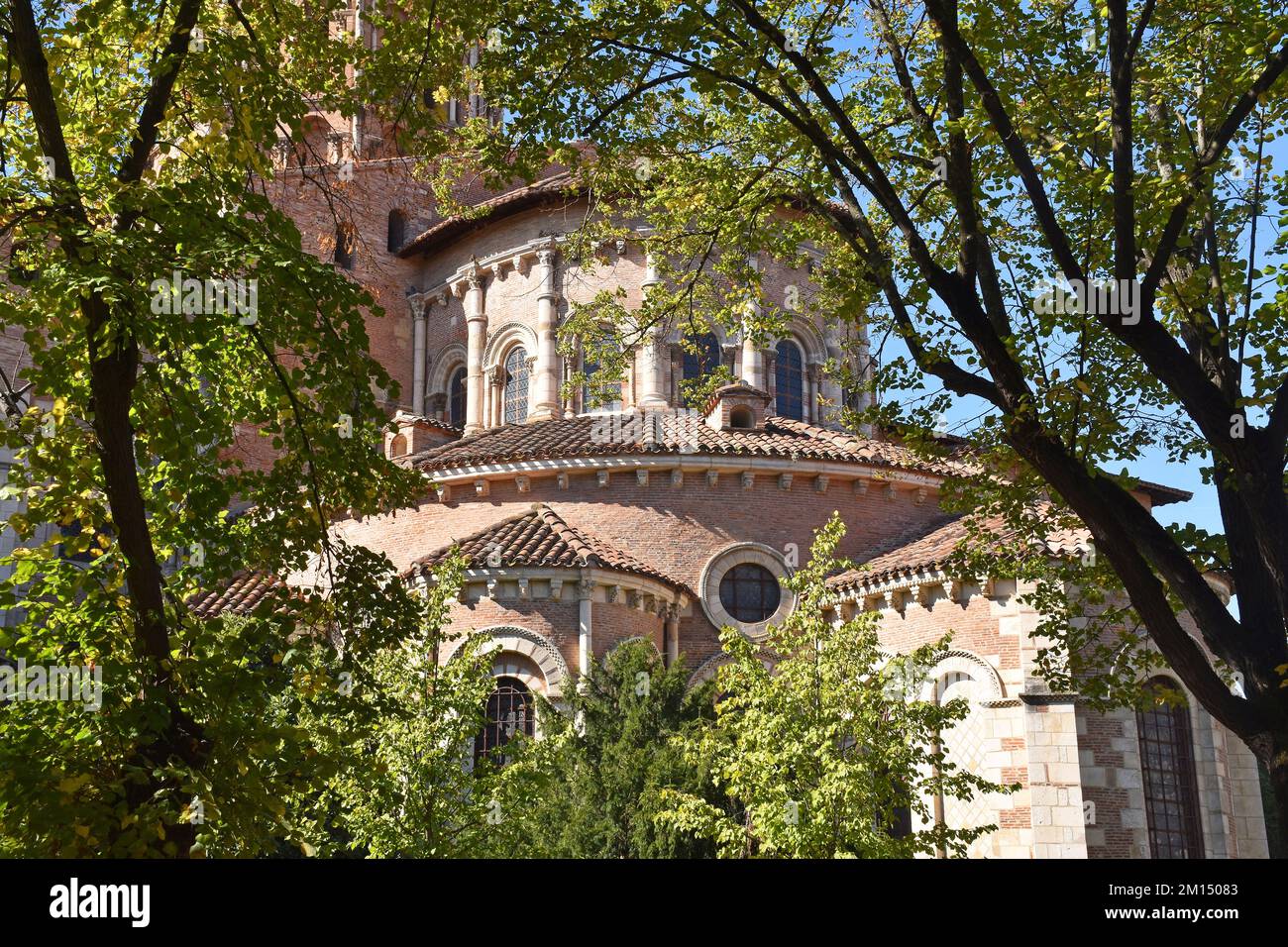 The Basilica church of St Sernin, Toulouse, the largest Romanesque ...